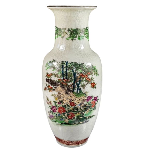 Ardco | Accents | Vintage Ardco Made In Japan Porcelain Peacock Vase ...